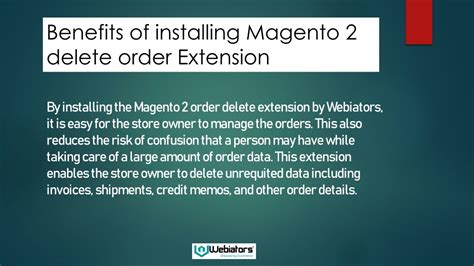 Ppt Get To Know More About Magento 2 Delete Order Extension