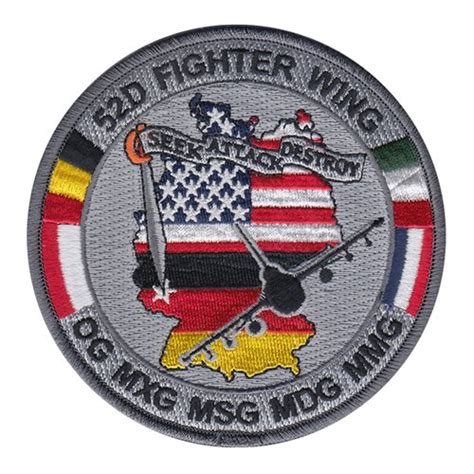 52 Fw Seek Attack Destroy Patch 52nd Fighter Wing Patches