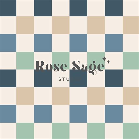 Boho Checkered Seamless Digital Pattern Checkerboard Seamless Etsy