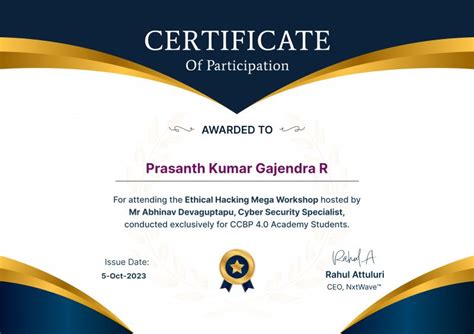 G Prasanth Kumar On Linkedin Nxtwave Nxtwaveteam Rahulattlurisir