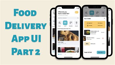 React Native Food Delivery App Ui Part 2 Order Screen Speed Code Youtube