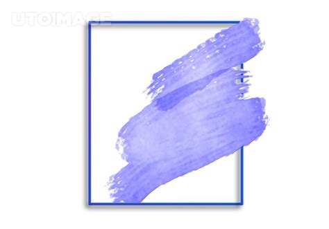 파란색 수채화물감 프레임 김찰칵 일러스트 프레임 앵글 액자 틀 파란색 물감 색칠 브러쉬 시원한 파란 파랑 붓 수채화 배경 Icon