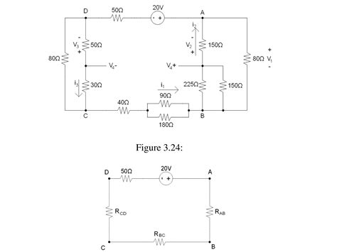Solved The Circuit Shown In Fig 3 24 Can Be Simplified Into
