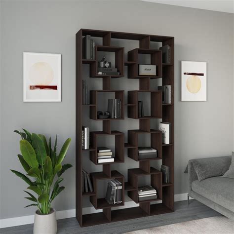 Стеллаж перегородка книжная полка от производителя Drevogoods деревянный из ламинированного