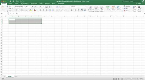 Cara Menggunakan Dan Fungsi Merge Cells Di Excel Compute Expert