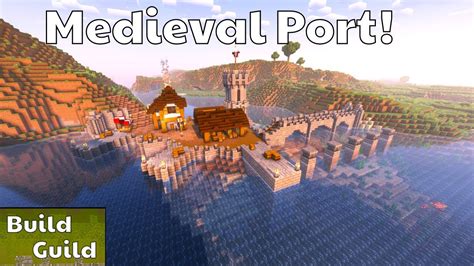 Medieval Minecraft Port City Part 2 Youtube