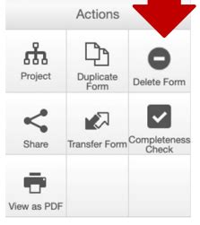 QuickGuide How To Delete A Form Research Innovation
