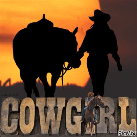 Cowgirl And Her Horse  Animé Gratuit Picmix