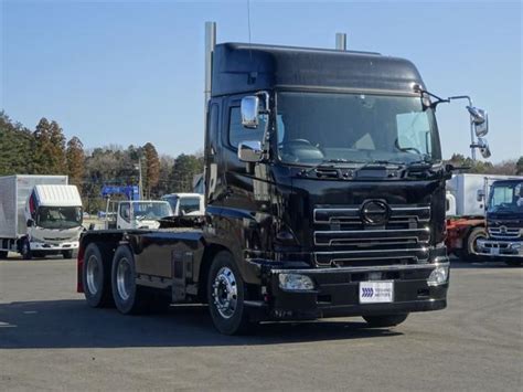 日野 大型トラクタ2デフ 520馬力ハイルーフ流体式リターダ第五輪20t