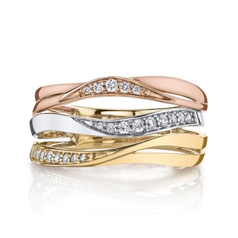 Tri Gold Rings