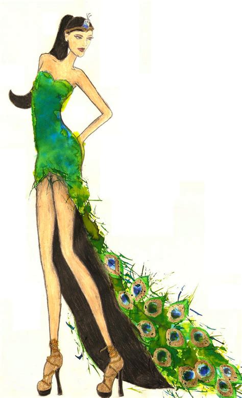 Peacock Dress By Sophieleonora On Deviantart