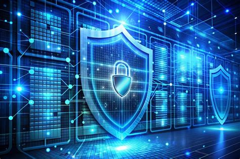 Premium Photo Server Data Protection Concept Database Insurance