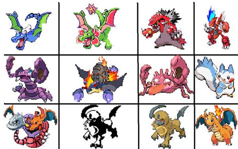 Pokemon Sprites By Blackzangoose On Deviantart