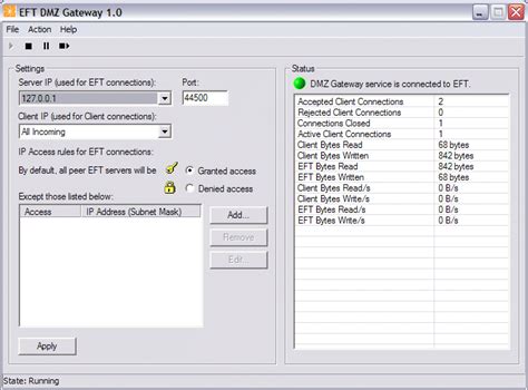 Managing DMZ Gateway