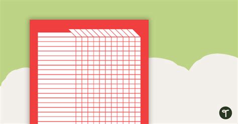 Plain Red Class List Teach Starter