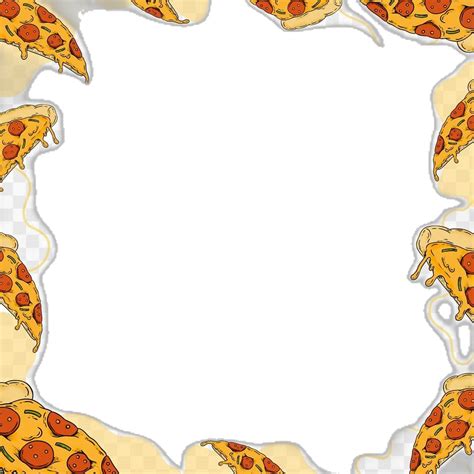 Download Premium Png Of Square Pepperoni Pizza Frame Background Design