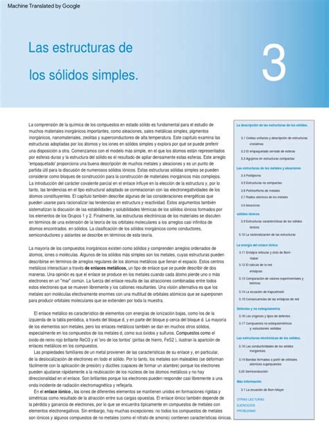 3 Las Estructuras De Los Solidos Simples Pdf
