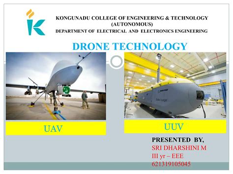 DRONE TECHNOLOGY PPT Which Refers Various Types Of Drone PPTX