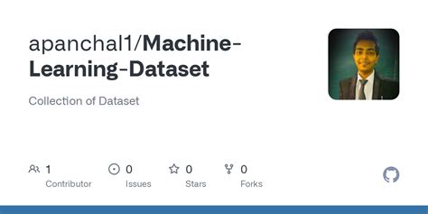 Github Apanchal1machine Learning Dataset Collection Of Dataset