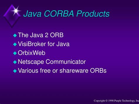 Ppt Corba And Java Powerpoint Presentation Free Download Id217890