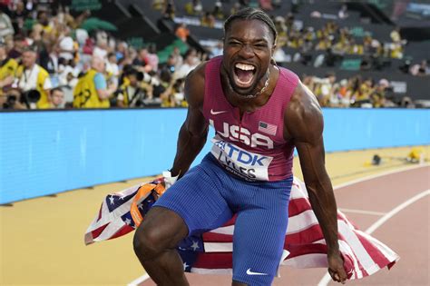 Noah Lyles Clinches 100m World Title And Aims For Greater Victories Verve Times