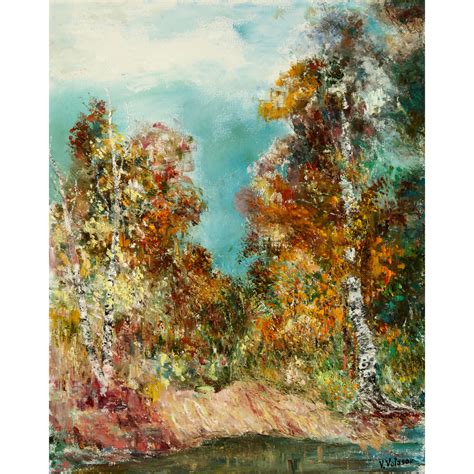 Купить картину Усталые березы в Москве от художника Волосов Владимир