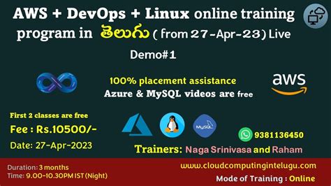 Live Demo 1 Aws Devops 27 Apr 2023 Batch Ccit Aws In Telugu 9381136450 Youtube