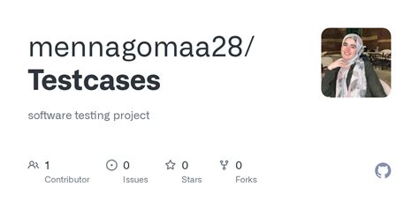 Github Mennagomaa28testcases Software Testing Project