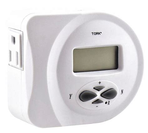 Tork Digital Indoor Plug In Timer 30c512 455d Grainger