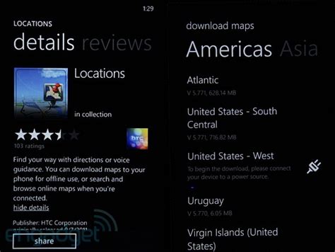 HTC Locations App Update Brings Offline Navigation To HTC Windows Phone Devices MSPoweruser