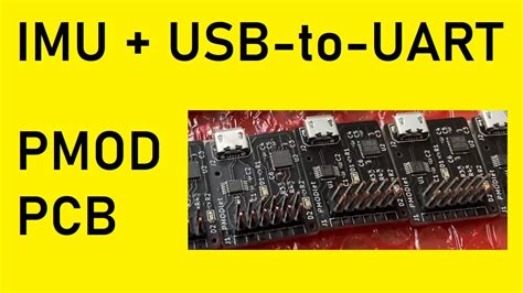 Imu Usb To Uart Pmod Pcb For Fpga Kicad Giveaway Phils Lab 26
