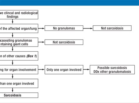 Figure Algorithm For The Diagnosis Of Sarcoidosis Modified From Download Scientific Diagram