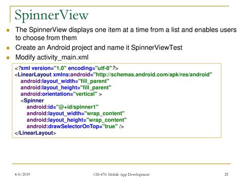 cis 470 mobile app development ppt download