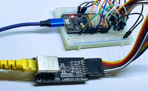 Integrating Lan8720 With Esp32 Using Core 3 Native Ethernet Protocol