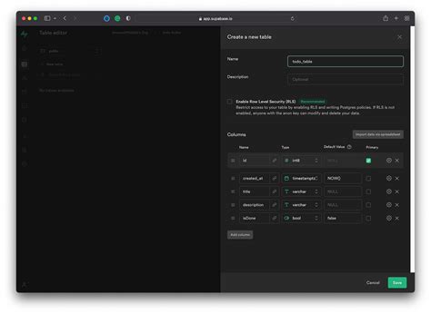 Todo Application Using Dart As Backend And Supabase In Flutter By