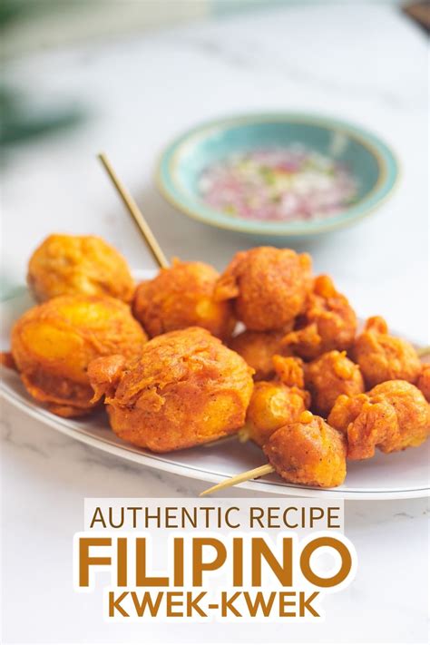 Kwek Kwek Recipe Kwek Kwek Recipe Recipes Easy Snack Recipes