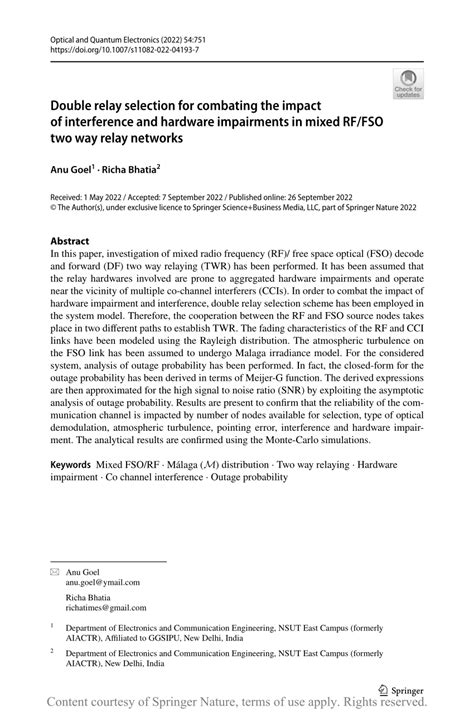 Double Relay Selection For Combating The Impact Of Interference And