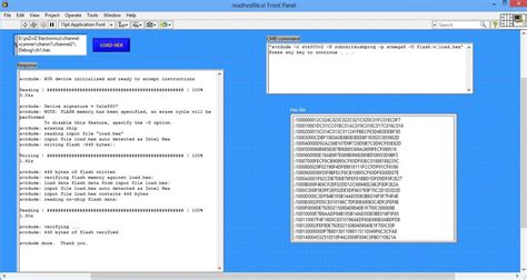 Load Hex File Into Avr Controller Using Labview Labview General Lava