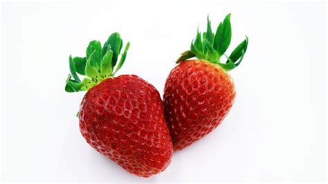딸기 2알 사진 딸기 사진 음식