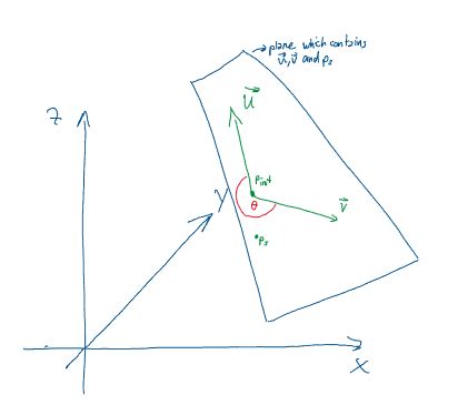 Geometry Calculate Angle Between Two Vectors On Specific Side Of The Vectors Mathematics