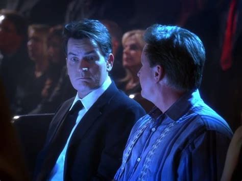 Emilio Estevez And Charlie Sheen Two And A Half Men