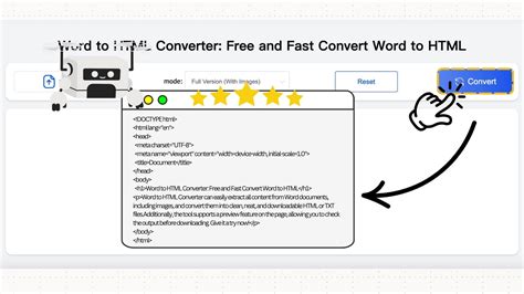 Word To Html Converter Free And Fast Convert Word To Html