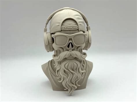 Cool Skeleton Bust By Stigern Makerworld Download Free 3d Models