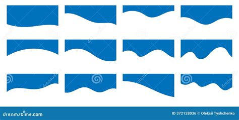 Separator Header Section Divider Shapes Blue Headline Design Elements