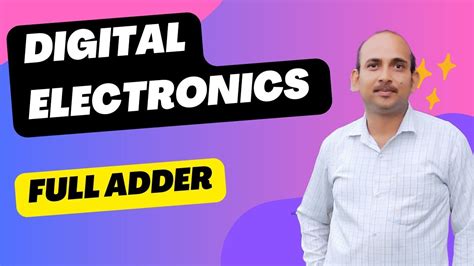 Lecture 14 Full Adderdigital Electronics Combinational Circuitviral Viralvideo Youtube