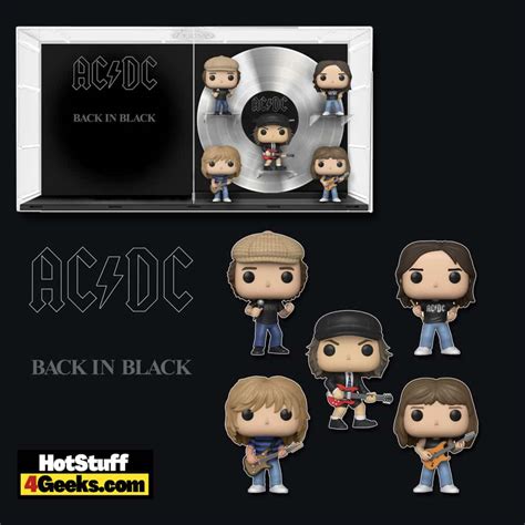 2021 New Ac Dc Back In Black Pop Album All 5 Band Members