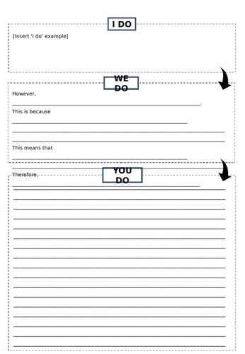 I Do We Do You Do Template Teaching Resources
