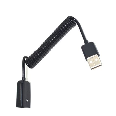 Coiled Spiraal Kabel Usb Man Vrouw Extension A Grandado