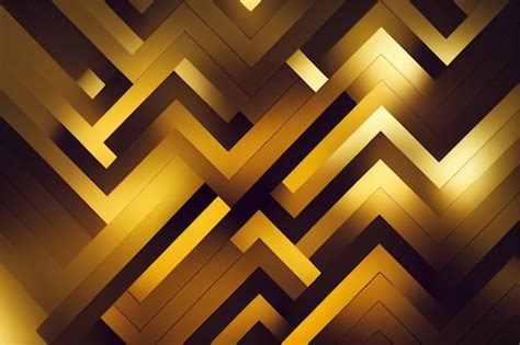 Premium Photo Gold Background Abstract Wavy D Render