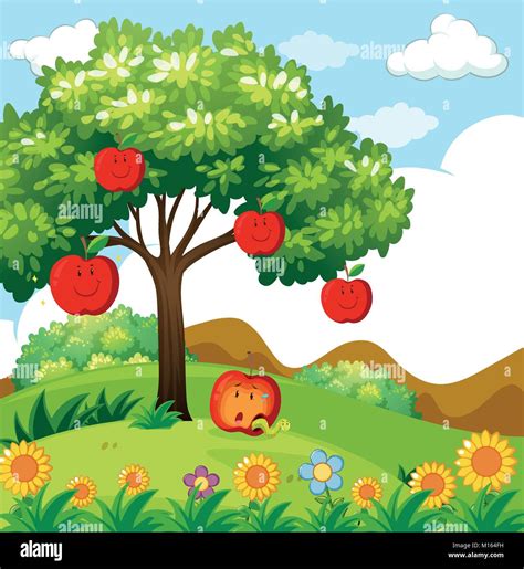 Clip Art Apple Tree